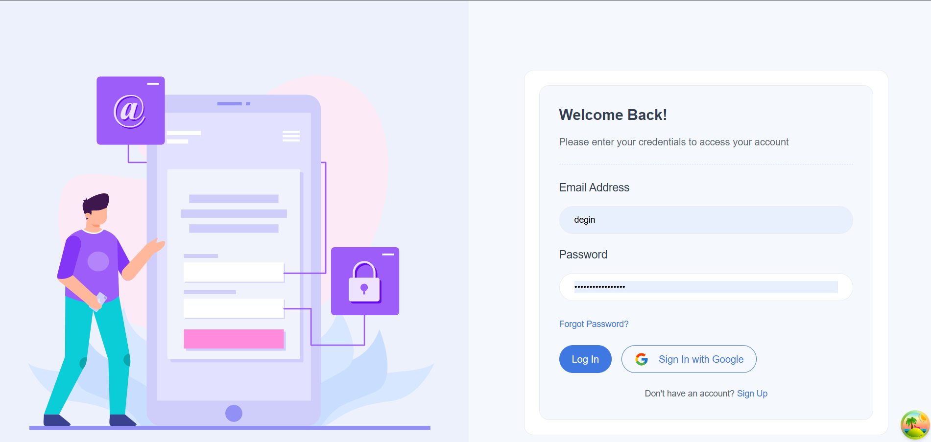 HeyWatcher - Login to your account